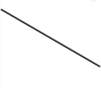 Barre de fer à béton torsadée en acier HLE L. 6 m x Diam. 8 mm | Prix ...